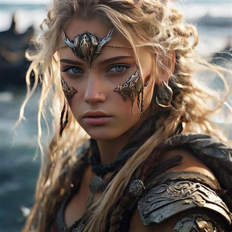 Premium Photo Warrior Girl