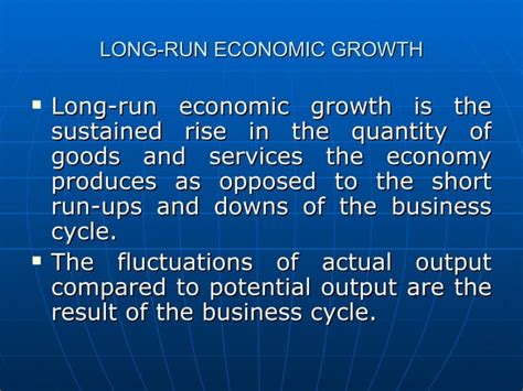Module 40 Economic Growth In Macroeconomic Models Ppt