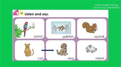 Grade 3 English အင်္ဂလိပ်စာ သင်ရိုးသစ် Unit 3 Lesson 3 နားထောင်၍လိုက်ပြောပါ Youtube