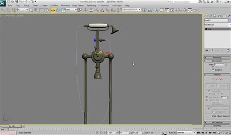 3ds max spiral hose modeling tutorial graphic cad draiwng