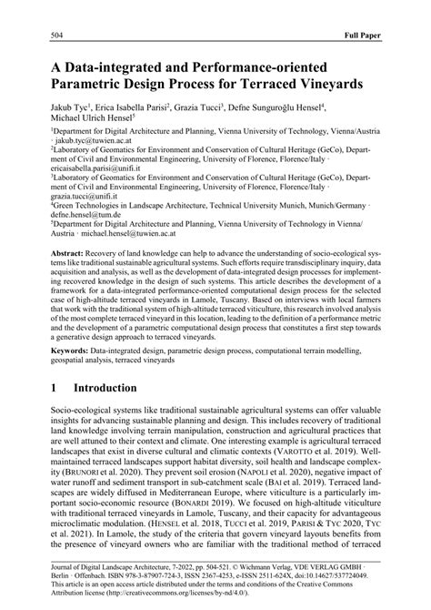 pdf a data integrated and performance oriented parametric design