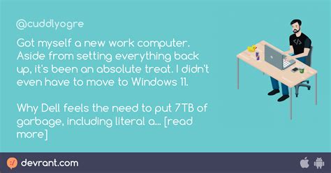 Got Myself A New Work Computer Aside From Setting Everything Back Up