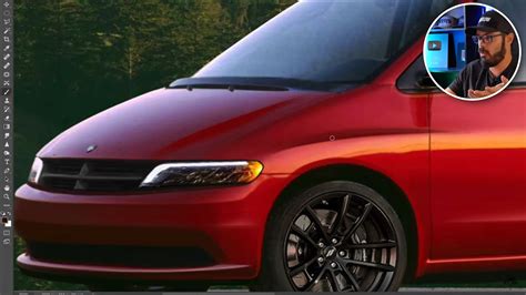 Digitally Revived 1996 Dodge Caravan Seems Ready For The V8 Srt Hellcat