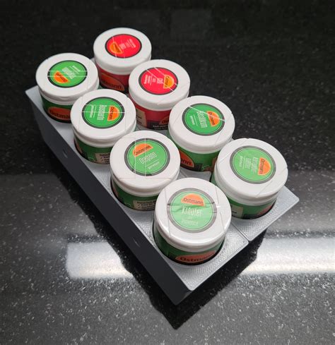 Spice Organizer Insert By Max82 Download Free Stl Model