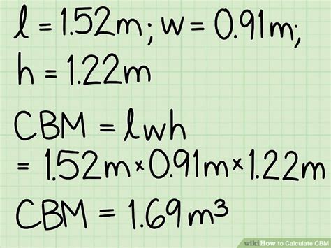 Easy Ways To Calculate Cbm Wikihow