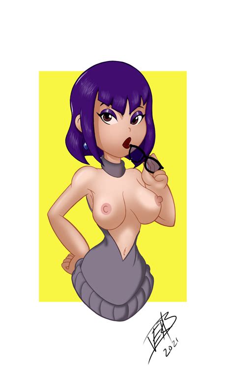 Rule 34 Areola Areolae Breasts Breasts Out Dinocore Glasses Hand On Hip Kaya Dinocore