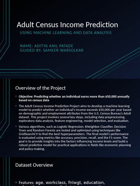 Adult Census Income Prediction Pdf Machine Learning Data Analysis