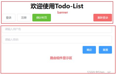 基于vue实现的用户可注册登录的todo List清单用户注册登录清单 Csdn博客