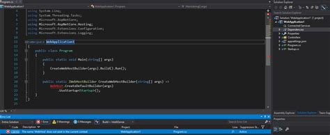 The Name Webhost Does Not Exist · Issue 4787 · Dotnetaspnetcore