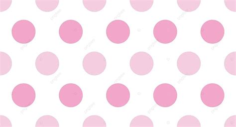 Pink Polka Dot Seamless Vector Pattern On Pastel Background Vector