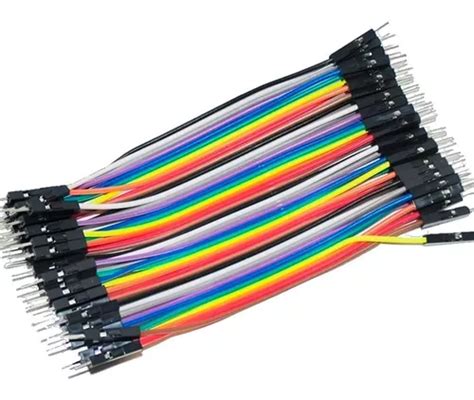 5pqts Cable Jumpers Dupont Macho Macho 10cm 40pzas Arduino Meses Sin