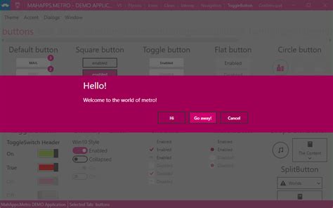 DialogCoordinator ShowMessageAsync Button Accent Issue MahApps MahApps Metro GitHub
