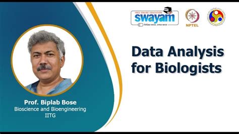 Biplab Bose On Linkedin Data Analysis For Biologists Intro Video