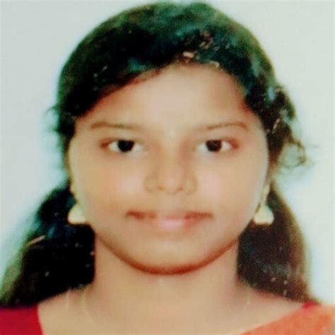Sivasankari Jothibalan Research Scholar Master Of Science