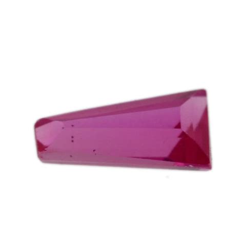 Loose Tapered Baguette Ruby Cz Gemstone Cubic Zirconia July Birthstone