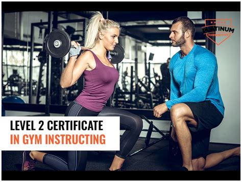 Level 2 Certificate In Gym Instructing Communityni