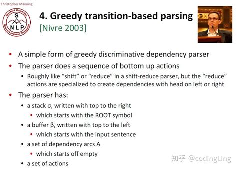 斯坦福cs224n6依存句法分析 知乎