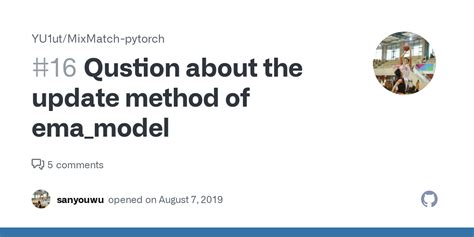 qustion about the update method of ema model · issue 16 · yu1ut