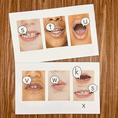 Alphabet Mouth Photos Pre Reader Simply Kinder Printable Membership