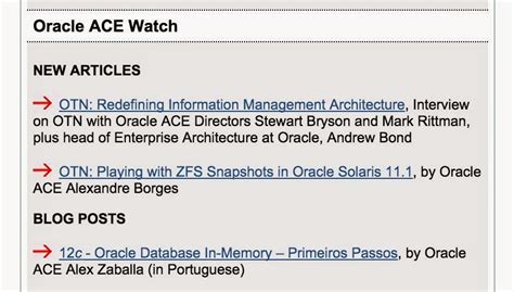 Meu Primeiro Ano Como Oracle Ace Alex Zaballa Dba Oracle Oracle Ace