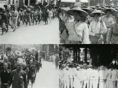 1925年五卅运动广州视频素材下载