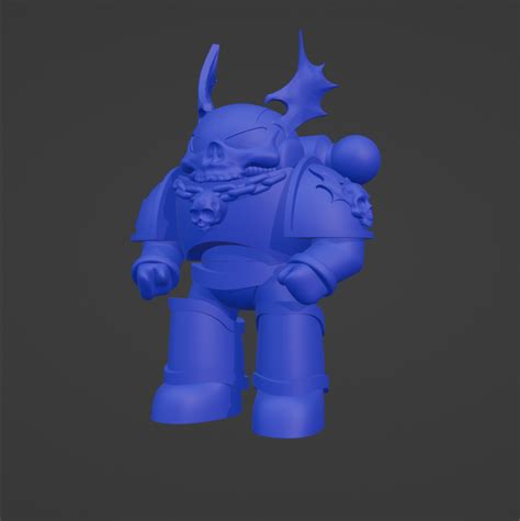 3d File Chibi Space Soldier 🛰 ・design To Download And 3d Print・cults