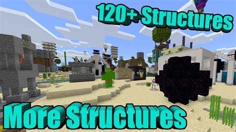 More Structures Addon Bedrock Edition Mcpe Youtube