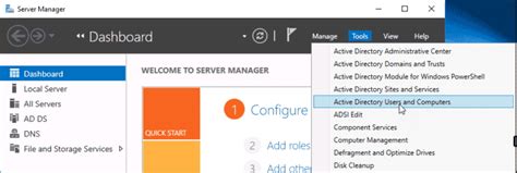 Active Directory Console Overview