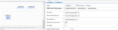 Anylogic Using Different Pallet Racks In A Process Flow With An Id For Every Pallet Rack
