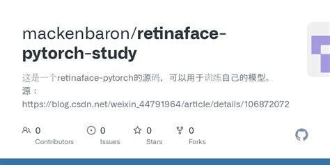 Github Mackenbaron Retinaface Pytorch Study Retinaface Pytorch Https