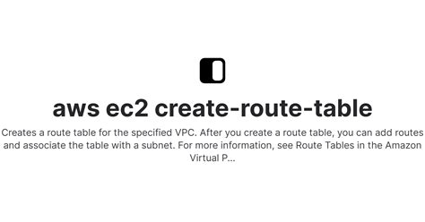 Aws Ec2 Create Route Table Fig