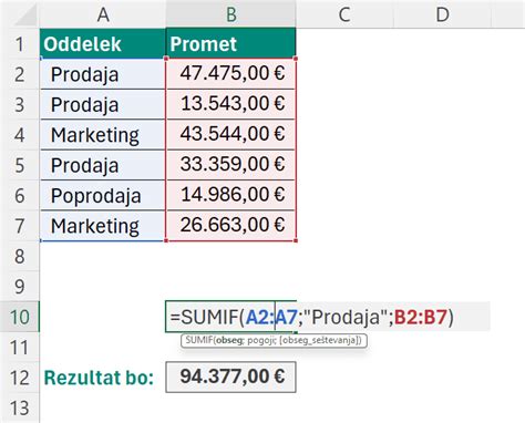 Excel Sum In Njena Osnovna Ter Napredna Uporaba V Excelu