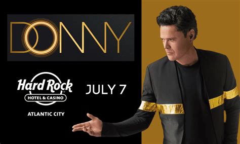 Donny Osmond Coming To Hard Rock Atlantic City Downbeach Buzz