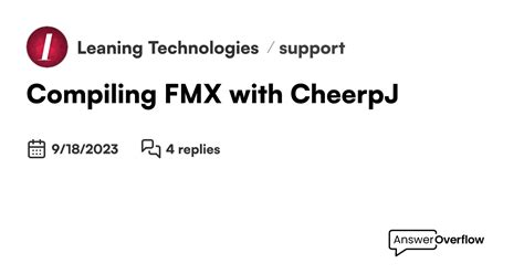 Compiling Fmx With Cheerpj Leaning Technologies