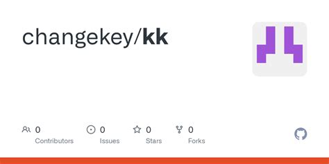GitHub Changekey Kk