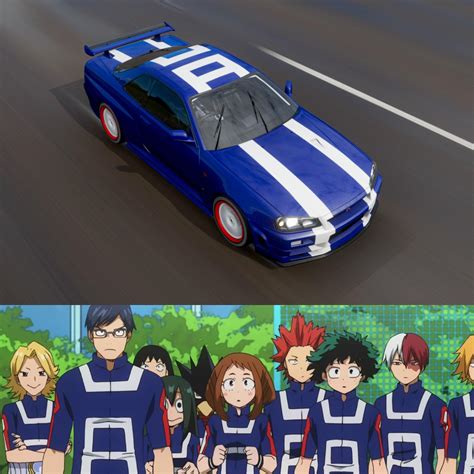 My Ua Gym Uniform Design From My Boku No Hero Academia On The Nissan Skyline R Share Code