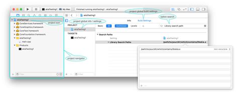 How To Link The Skia Library For A C Project With Xcode Stack Overflow