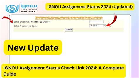 Ignou Assignment Marks Check 2025 Complete Guide