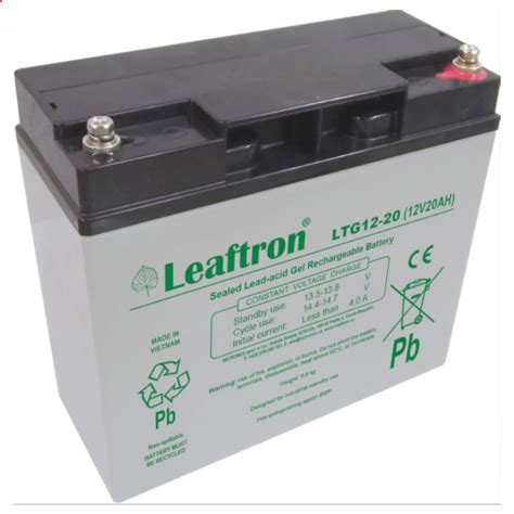 Leaftron Ltg 12v 20ah Zselés Akkumulátor Ltg12 20