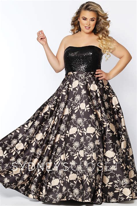 Plus Size Prom Dresses Black