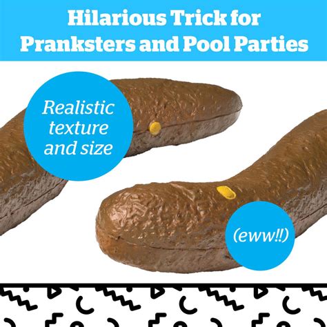 Zernix Bigmouth Inc The Floater Realistic Fake Poop Novelty Party