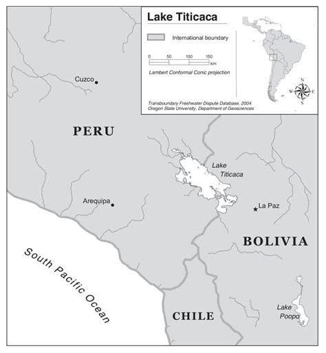 Lake Titicaca Map Map Of Bolivia La Paz Lake Titicaca