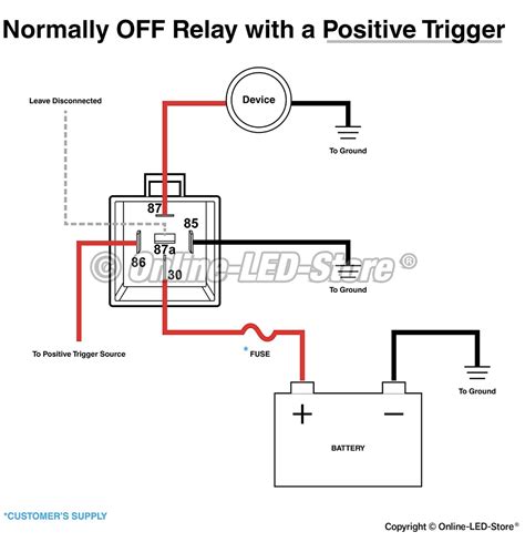 Relay Wiring Diagram Negative Trigger
