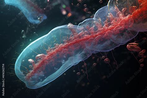 Beautiful RNA MESSENGER Generated With AI The Colors Are Beautiful Perfect To Use For Your