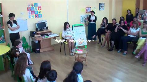 English Lesson 3 4 Years Old European School Kindergarten Youtube