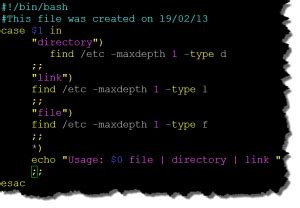BASH Case Statement The Urban Penguin