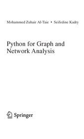 خرید و قیمت دانلود کتاب Python for Graph and Network Analysis 2017 ترب