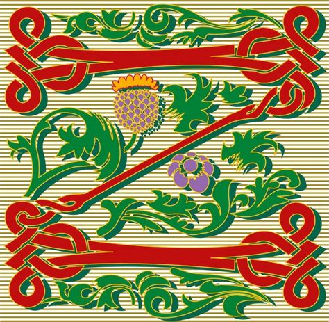 대문자 Z 켈트 매듭 알파벳입니다 중세 르네상스 화려한 모노그램 이니셜 문자 프리미엄 벡터