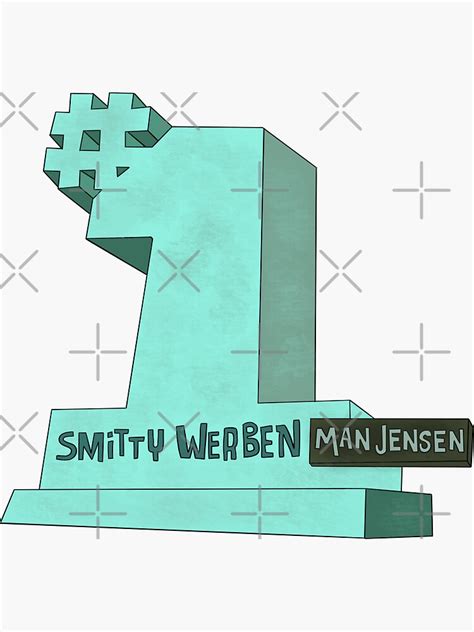 Smitty Werbenjägermanjensen Spongebob Sticker For Sale By Olivierxx33 Redbubble