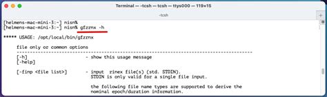 Usage Gfzrnx 2111 Users Guide